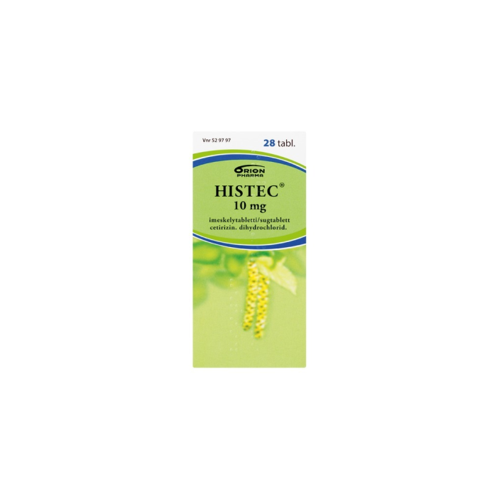 HISTEC 10 mg 28 fol imeskelytabletti | Olo-apteekki