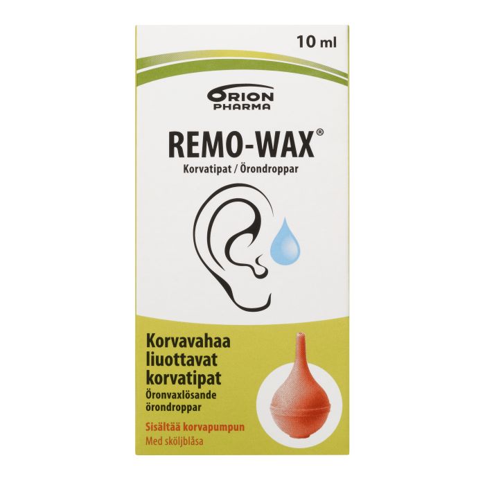 Remo-Wax korvatipat + pumppu 10ml | Olo-apteekki