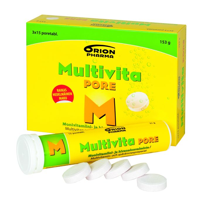 Multivita Pore monivitamiini 45 poretabl - Monivitamiinit - Vitamiinit ...