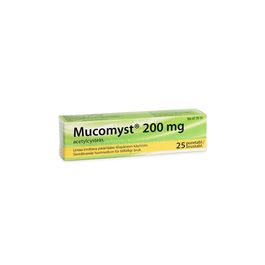 MUCOMYST 200 mg 25 kpl poretabletti | Olo-apteekki