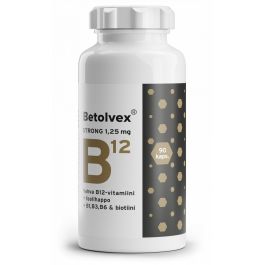 Betolvex Strong 90 kaps 1,25 mg B12-vitamiini - B-12 vitamiinit ...