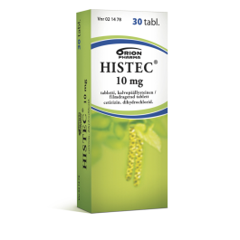 HISTEC 10 mg 30 fol tabletti, kalvopäällysteinen | Olo-apteekki