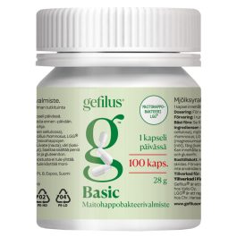 Gefilus Basic 100 kpl | Olo-apteekki