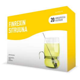 FINREXIN SITRUUNA 350/30/300 mg 20 x 5 g jauhe | Olo-apteekki