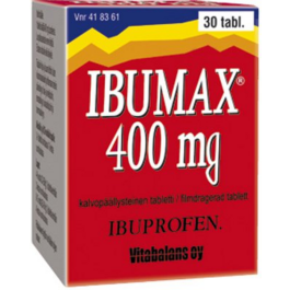 IBUMAX 400 mg 30 kpl tabletti, kalvopäällysteinen | Olo-apteekki