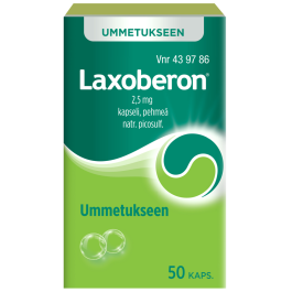 LAXOBERON 2,5 mg 50 kpl kapseli, pehmeä | Olo-apteekki