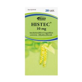 HISTEC 10 mg 28 fol imeskelytabletti | Olo-apteekki