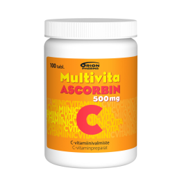 Multivita Ascorbin 100 tabl 500mg | Olo-apteekki