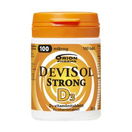 Devisol Strong D-vitamiini 100 mikrog 100 tablettia | Olo-apteekki