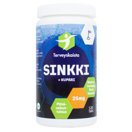 Terveyskaista Sinkki+Kupari 120 tabl | Olo-apteekki