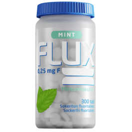 Flux Mint fluoritabletti 300 imeskelytabl | Olo-apteekki